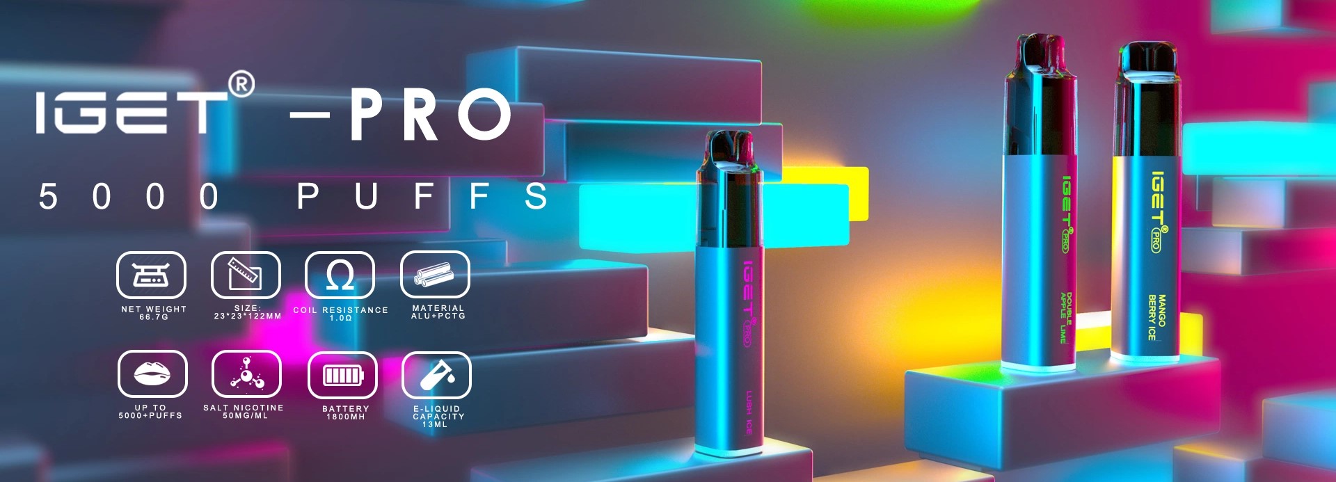 BUY 100% ORIGINAL IGET PRO 5000 PUFFS VAPE | FREE DELIVERY – VapeBro